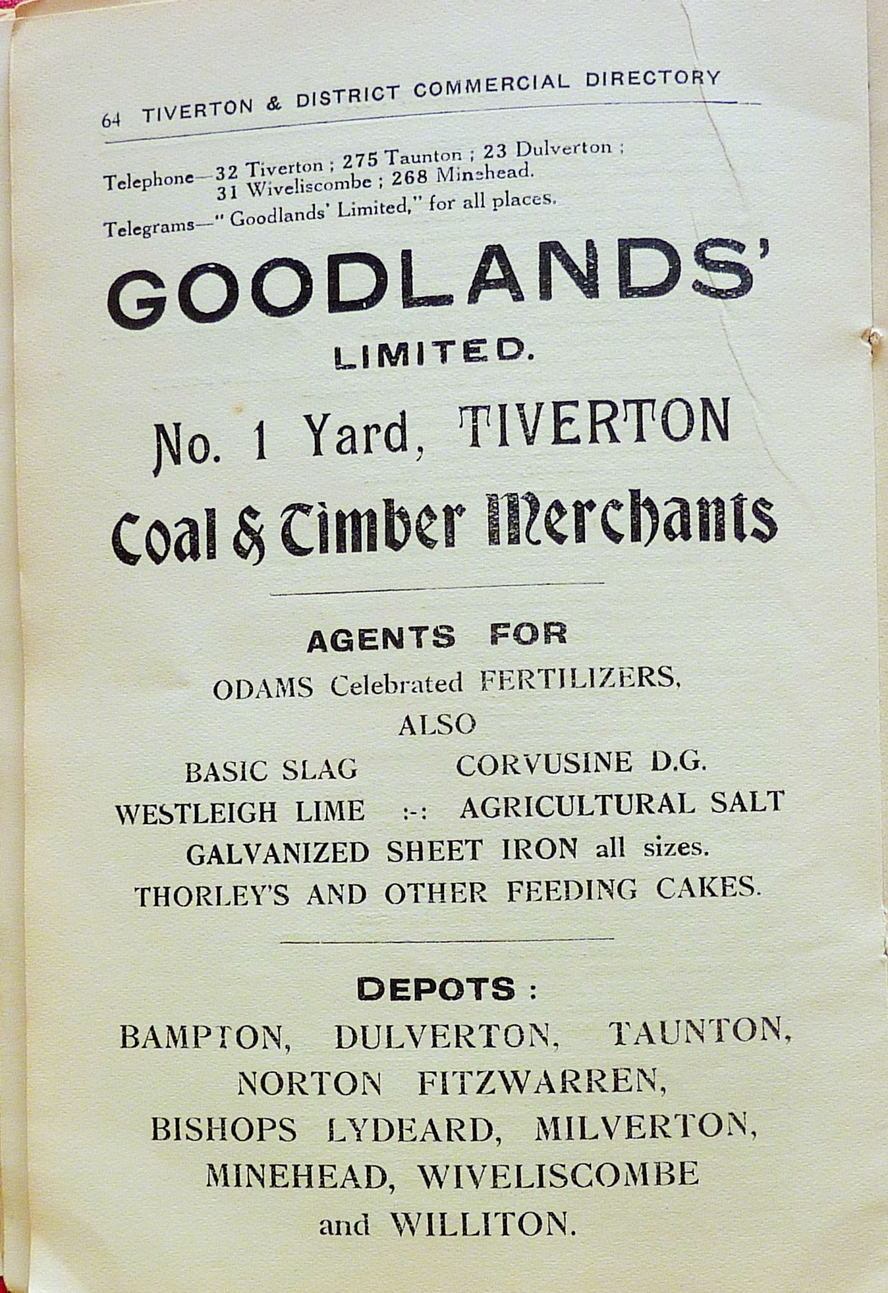 Directories | Tiverton Museum of Mid Devon Life