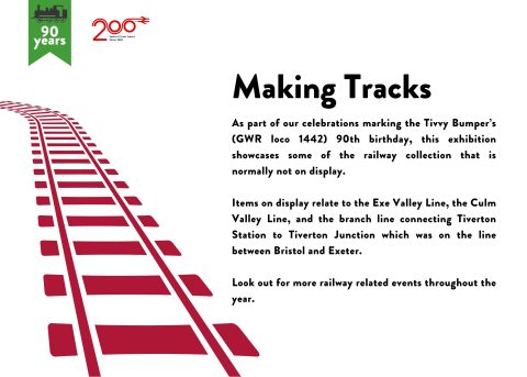 Making Tracks – Exhibition | Tiverton Museum of Mid Devon Life